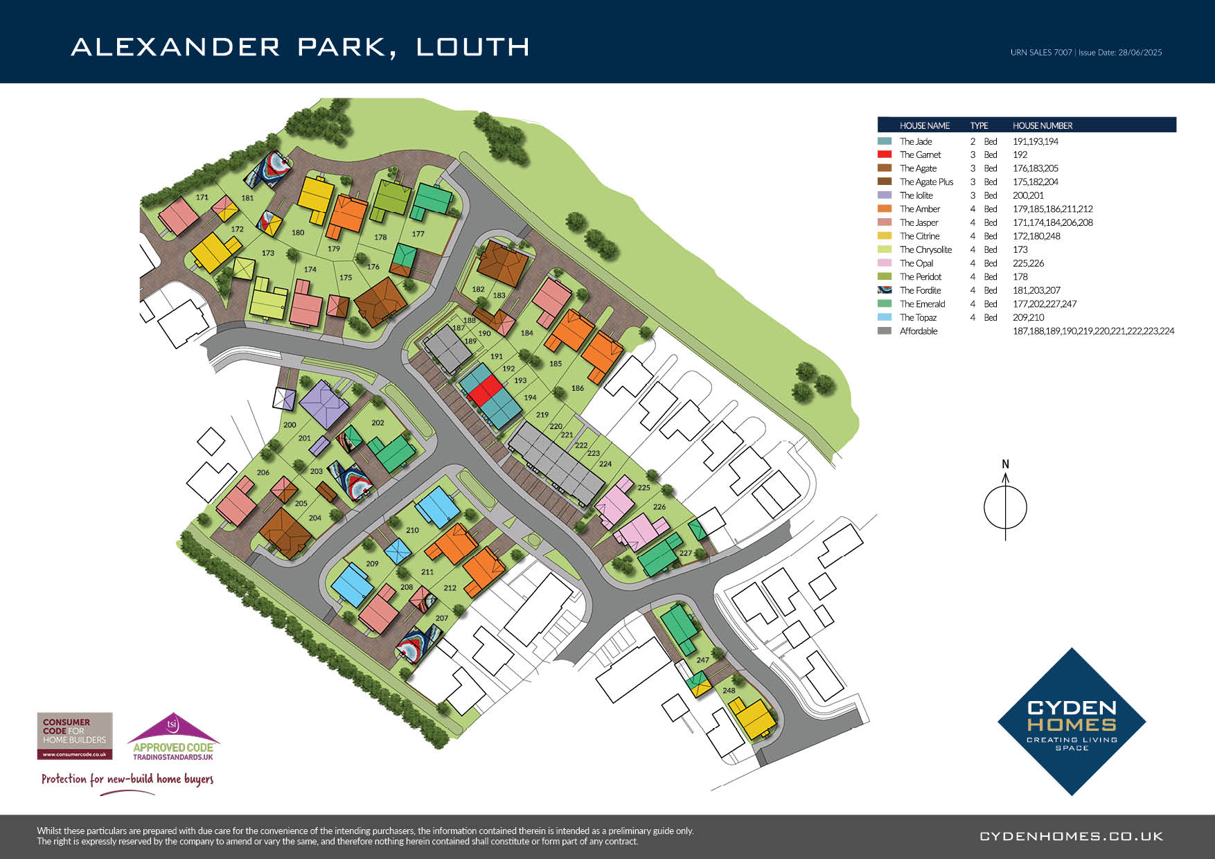 New Builds Louth | Alexander Park | Cyden Homes