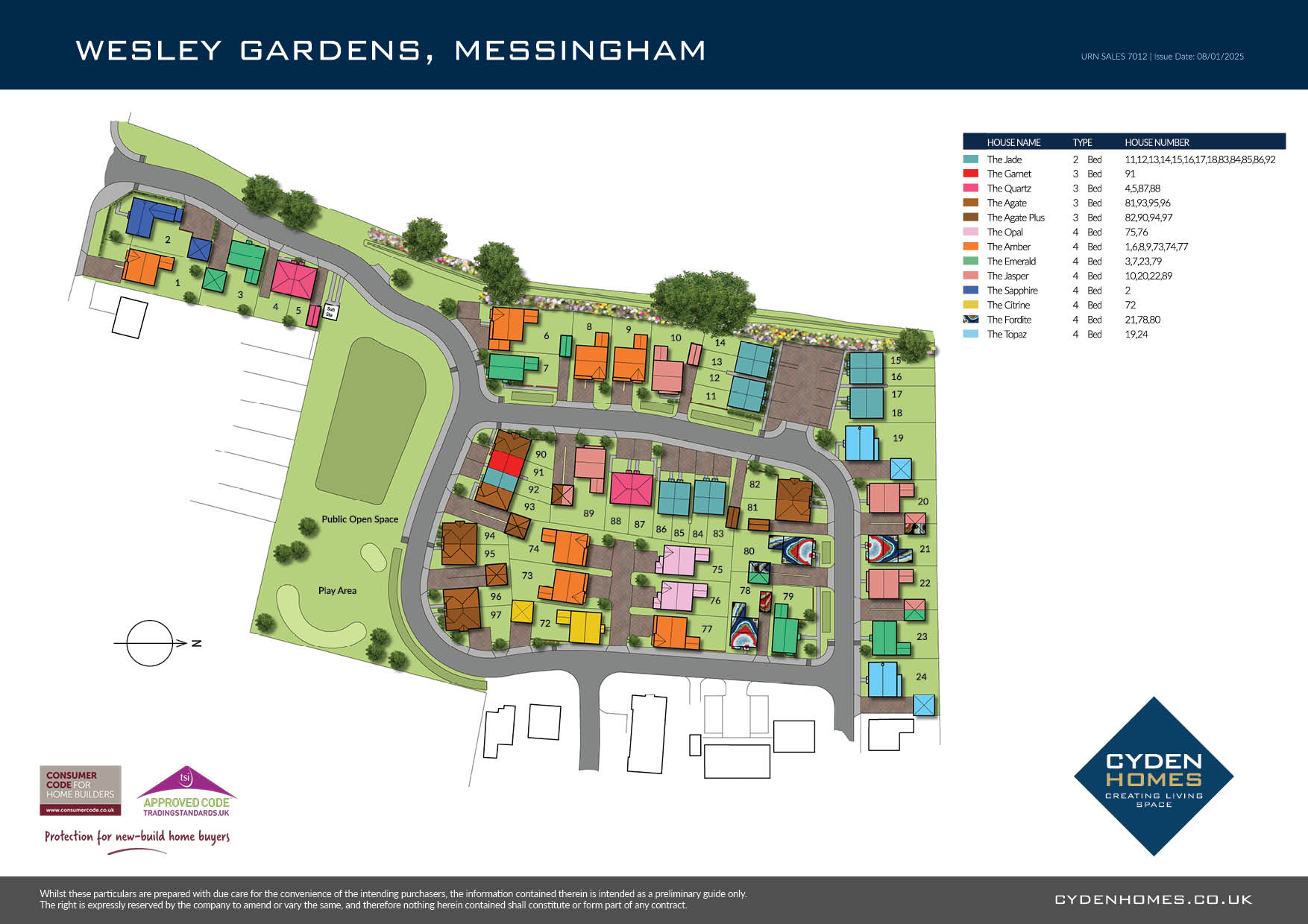 Wesley Gardens, Messingham | Cyden Homes